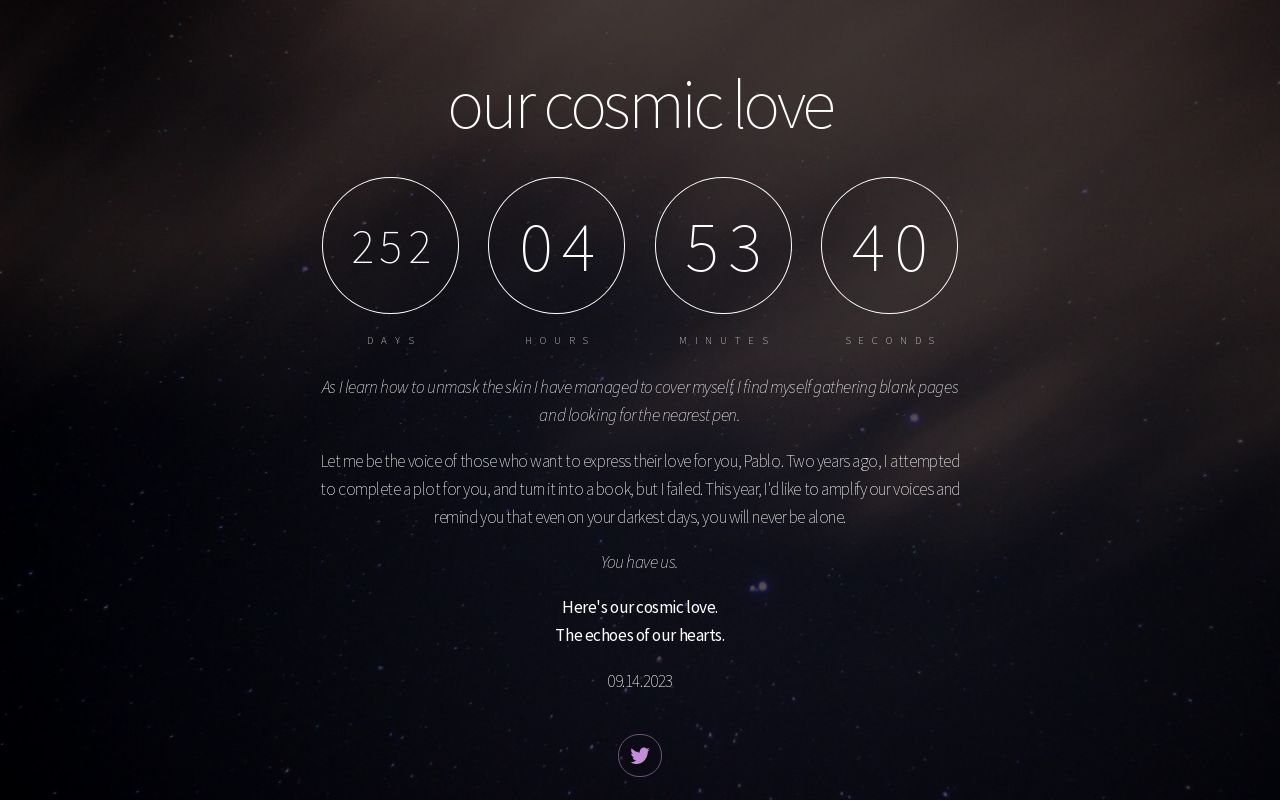 Our Cosmic Love